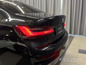 Black BMW 330 2019 in Riga, with an engine capacity of 2.00 L and mileage of 98 thousand km for 26995 €, photo 7 on AUTOMOTO.COM.LV