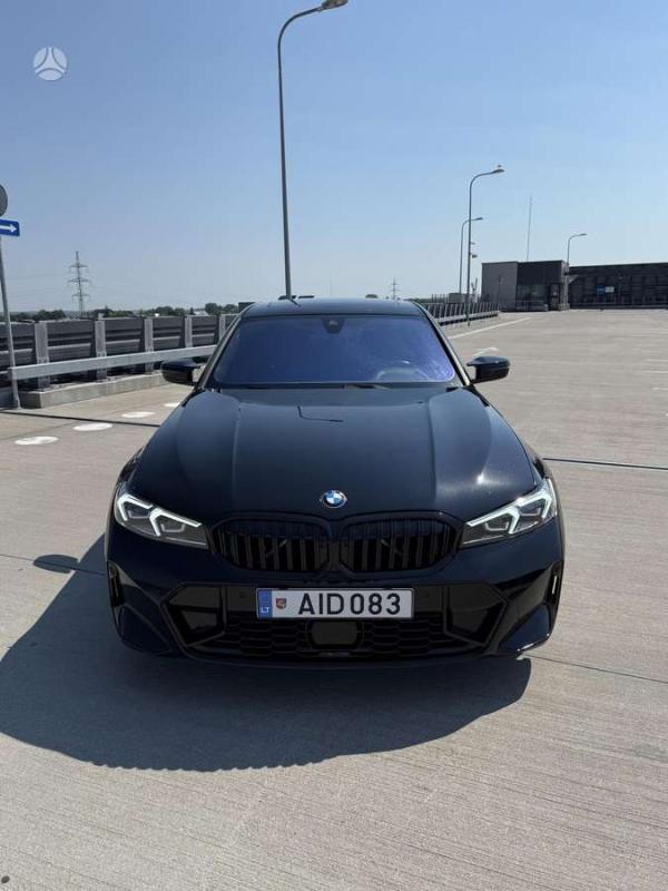 Melns BMW 330 2019 Kauņa, ar dzinēja tilpumu 2.00 L un nobraukumu 55 tūkst. km par 30700 €, foto  vietnē AUTOMOTO.COM.LV