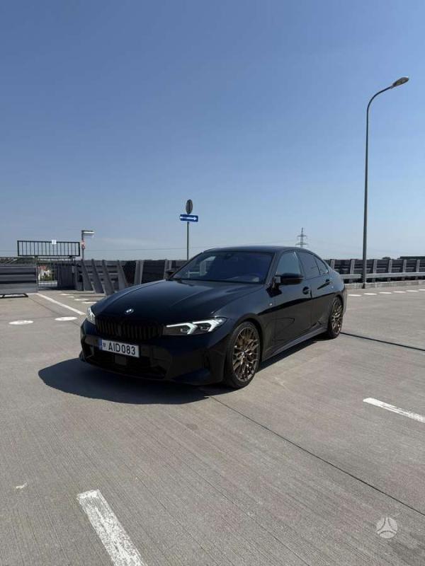 Black BMW 330 2019 in Kaunas, with an engine capacity of 2.00 L and mileage of 55 thousand km for 30700 €, photo 2 on AUTOMOTO.COM.LV