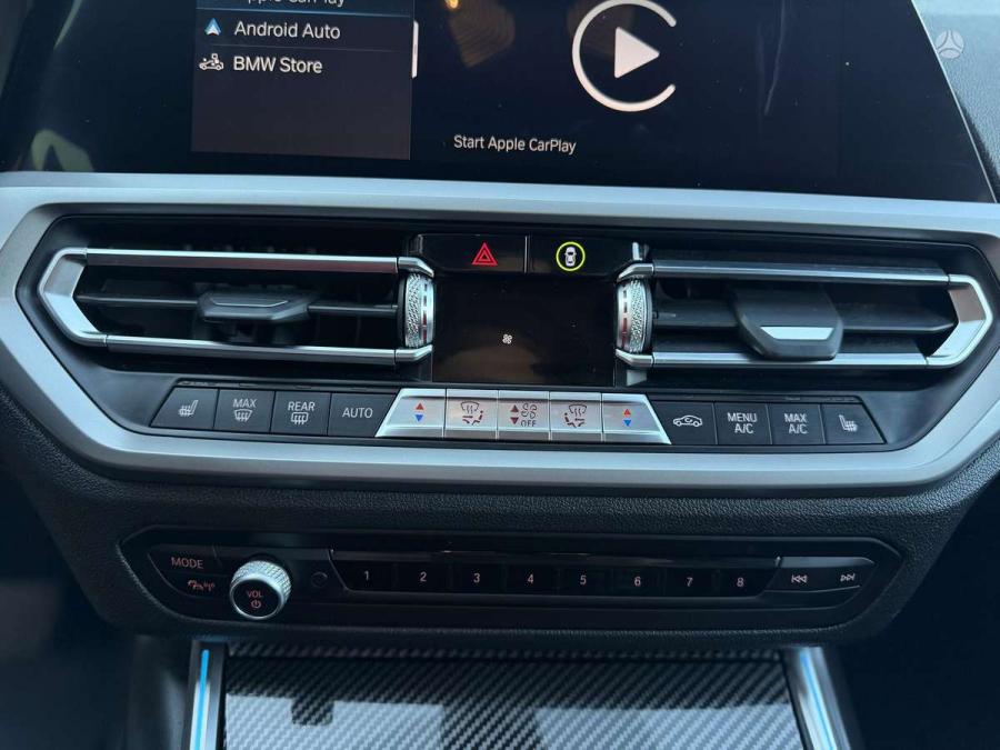 Black BMW 330 2019 in Kaunas, with an engine capacity of 2.00 L and mileage of 85 thousand km for 17500 €, photo 20 on AUTOMOTO.COM.LV