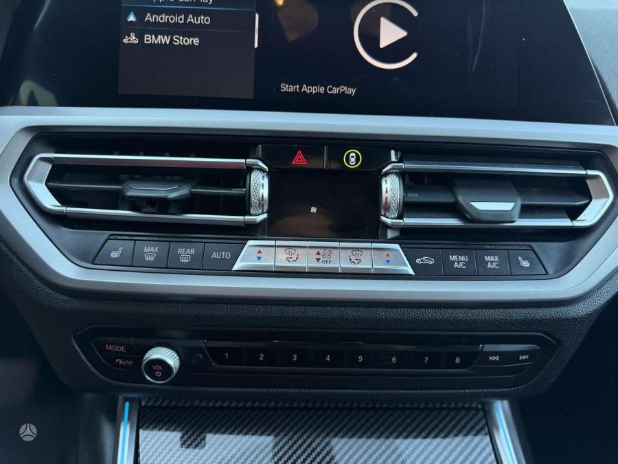 Black BMW 330 2019 in Kaunas, with an engine capacity of 2.00 L and mileage of 85 thousand km for 16300 €, photo 20 on AUTOMOTO.COM.LV