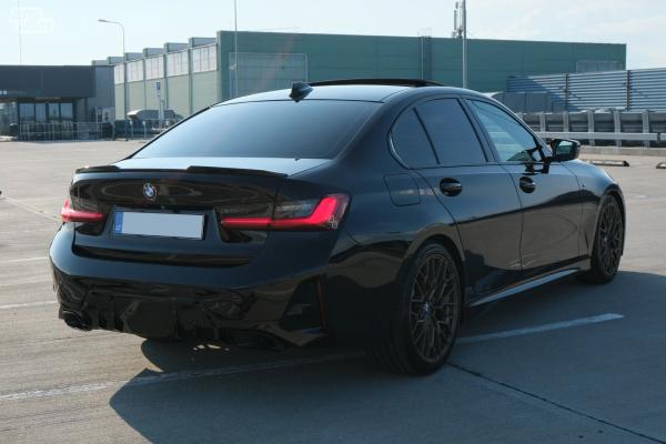 Black BMW 330 2019 in Kaunas, with an engine capacity of 2.00 L and mileage of 58 thousand km for 27900 €, photo 11 on AUTOMOTO.COM.LV