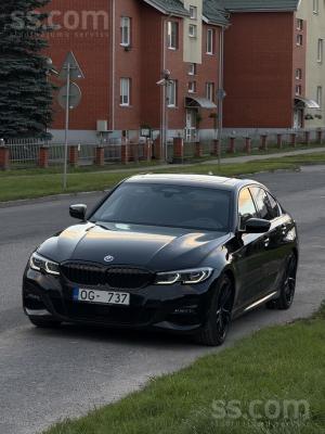 Melns BMW 330 2020 Rīga, ar dzinēja tilpumu 2.00 L un nobraukumu 90 tūkst. km par 37000 €, foto  vietnē AUTOMOTO.COM.LV