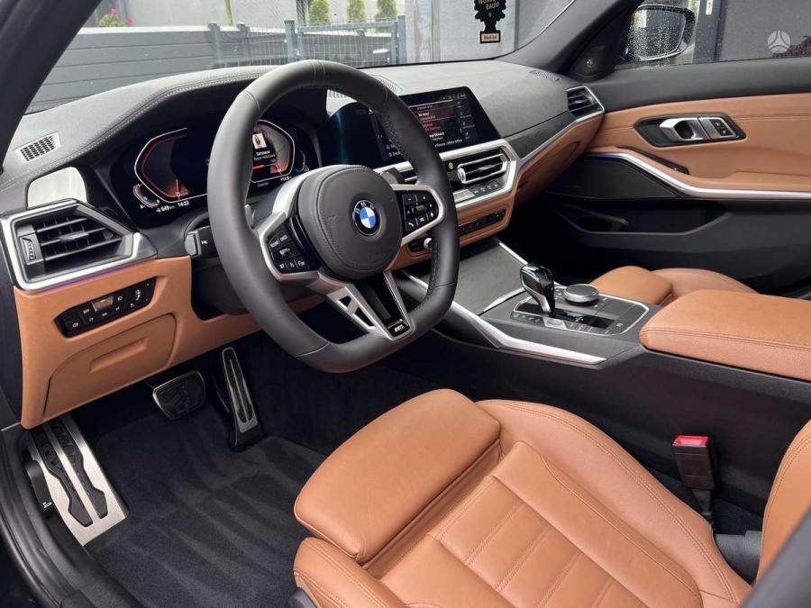 Melns BMW 330 2020 Kauņa, ar dzinēja tilpumu 2.00 L un nobraukumu 60 tūkst. km par 29999 €, foto 7 vietnē AUTOMOTO.COM.LV