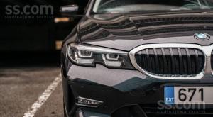 Black BMW 330 2020 in Tallinn, with an engine capacity of 2.00 L and mileage of 80 thousand km for 25000 €, photo 3 on AUTOMOTO.COM.LV