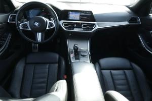 Black BMW 330 2020 in Riga, with an engine capacity of 2.00 L and mileage of 98 thousand km for 31000 €, photo 6 on AUTOMOTO.COM.LV