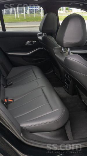 Black BMW 330 2020 in Riga, with an engine capacity of 2.00 L and mileage of 88 thousand km for 28590 €, photo 32 on AUTOMOTO.COM.LV