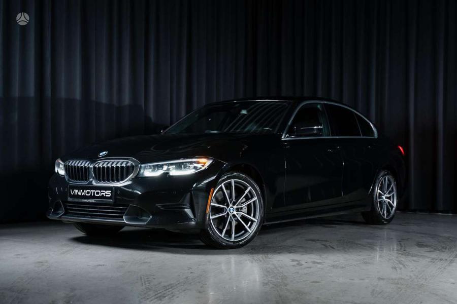 Black BMW 330 2020 in Vilnius, with an engine capacity of 2.00 L and mileage of 113 thousand km for 21999 €, photo 1 on AUTOMOTO.COM.LV