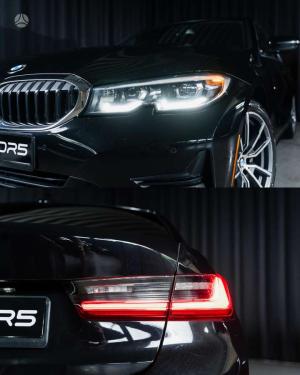 Black BMW 330 2020 in Vilnius, with an engine capacity of 2.00 L and mileage of 113 thousand km for 21999 €, photo 9 on AUTOMOTO.COM.LV