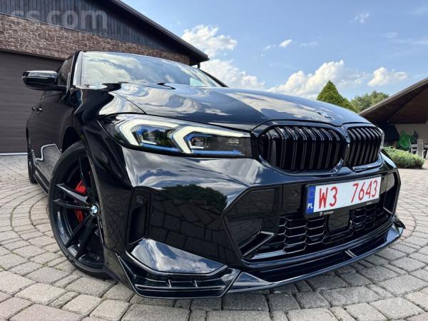Melns BMW 330 2021 Bauska, ar dzinēja tilpumu 3.00 L un nobraukumu 48 tūkst. km par 35777 €, foto 1 vietnē AUTOMOTO.COM.LV