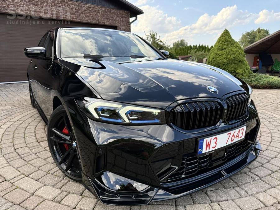 Black BMW 330 2021 in Bauska, with an engine capacity of 3.00 L and mileage of 48 thousand km for 35777 €, photo 11 on AUTOMOTO.COM.LV