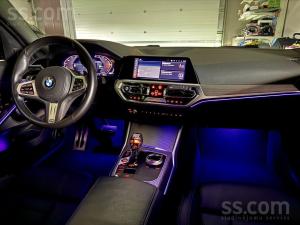 Black BMW 330 2021 in Bauska, with an engine capacity of 3.00 L and mileage of 48 thousand km for 35777 €, photo 28 on AUTOMOTO.COM.LV