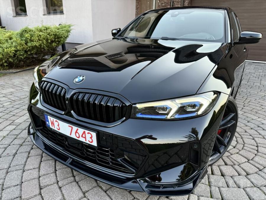 Black BMW 330 2021 in Bauska, with an engine capacity of 3.00 L and mileage of 48 thousand km for 35777 €, photo 34 on AUTOMOTO.COM.LV