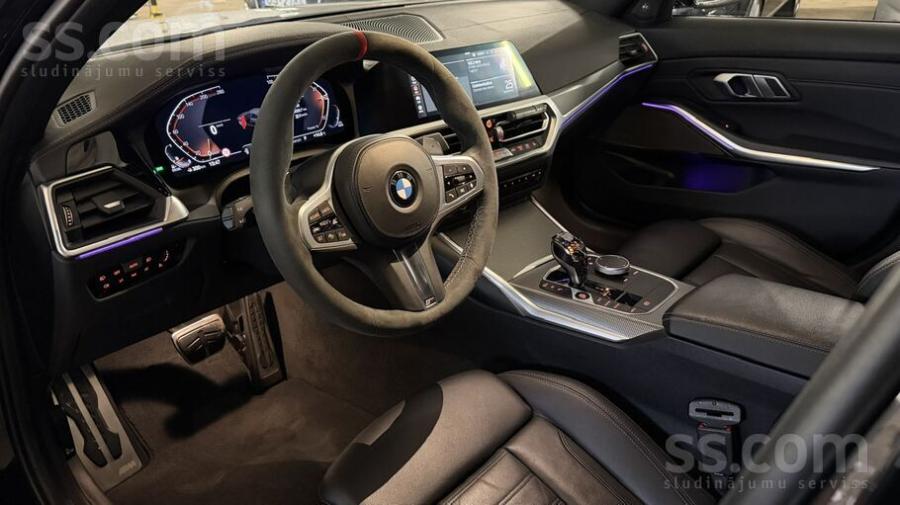 Melns BMW 330 2021 Rīga, ar dzinēja tilpumu 3.00 L un nobraukumu 51 tūkst. km par 34900 €, foto 5 vietnē AUTOMOTO.COM.LV