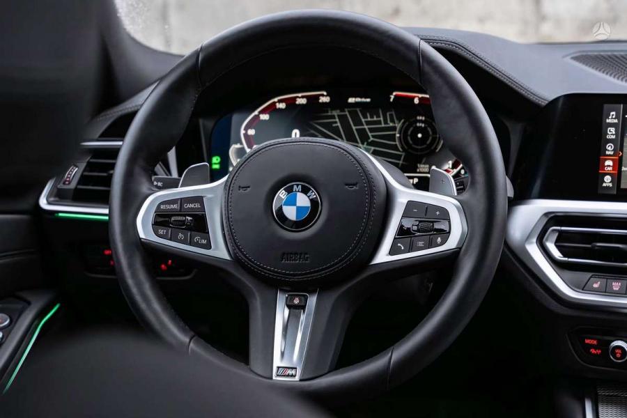 Melns BMW 330 2021 Kauņa, ar dzinēja tilpumu 2.00 L un nobraukumu 78 tūkst. km par 33000 €, foto 14 vietnē AUTOMOTO.COM.LV