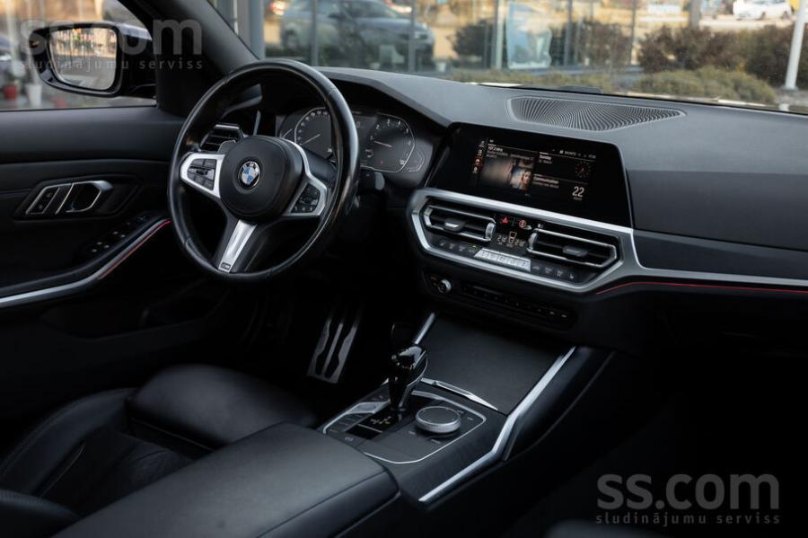 Melns BMW 330 2022 Jelgava, ar dzinēja tilpumu 2.00 L un nobraukumu 109 tūkst. km par 34400 €, foto 12 vietnē AUTOMOTO.COM.LV