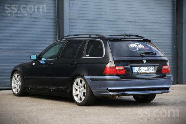 Black BMW 330 2000 in Riga, with an engine capacity of 3.00 L and mileage of 0 thousand km for 2000 €, photo 4 on AUTOMOTO.COM.LV