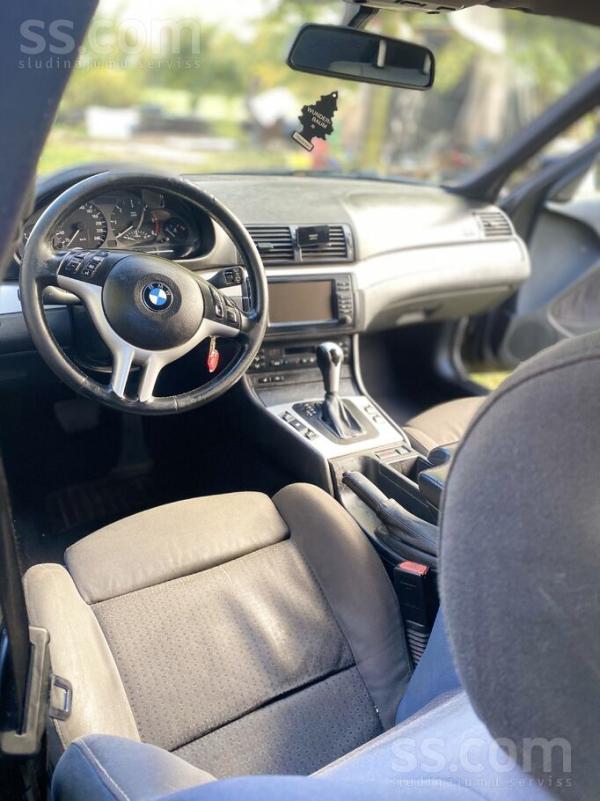Black BMW 330 2001 in Jelgava, with an engine capacity of 3.00 L and mileage of 0 thousand km for 2200 €, photo 7 on AUTOMOTO.COM.LV