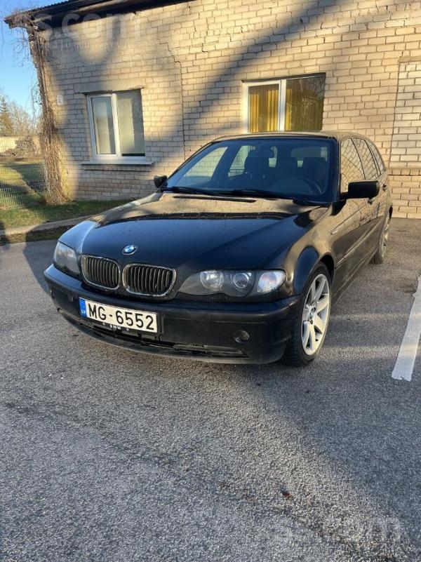 Black BMW 330 2001 in Dobele, with an engine capacity of 3.00 L and mileage of 430 thousand km for 1850 €, photo 1 on AUTOMOTO.COM.LV