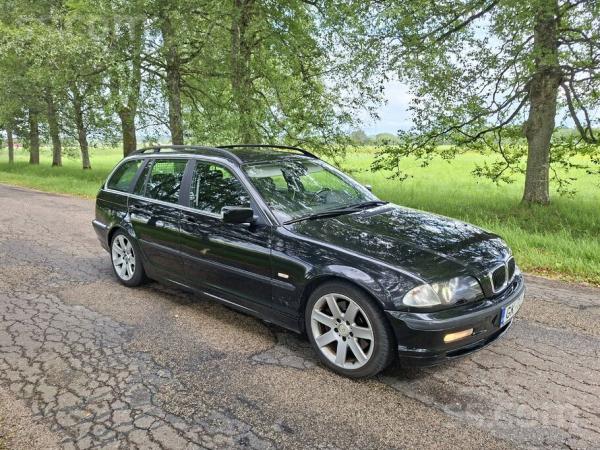 Black BMW 330 2001 in Talsi, with an engine capacity of 3.00 L and mileage of 201 thousand km for 2600 €, photo 5 on AUTOMOTO.COM.LV