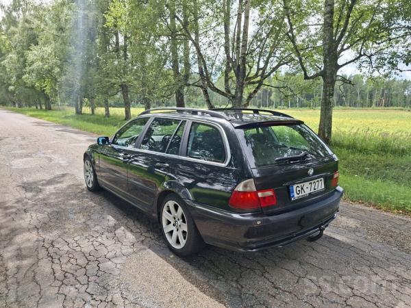 Black BMW 330 2001 in Talsi, with an engine capacity of 3.00 L and mileage of 201 thousand km for 2600 €, photo 3 on AUTOMOTO.COM.LV
