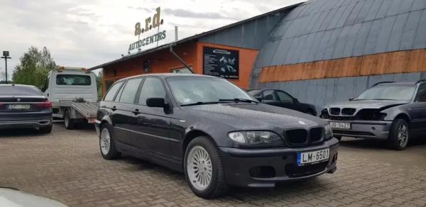 Melns BMW 330 2002 Valmiera, ar dzinēja tilpumu 3.00 L un nobraukumu 480 tūkst. km par 2200 €, foto 1 vietnē AUTOMOTO.COM.LV