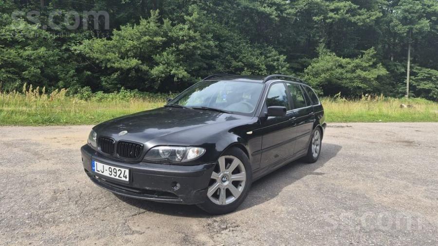 Melns BMW 330 2002 Liepāja, ar dzinēja tilpumu 3.00 L un nobraukumu 462 tūkst. km par 2500 €, foto 1 vietnē AUTOMOTO.COM.LV