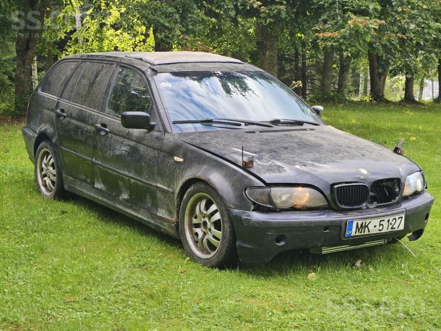 Black BMW 330 2002 in Valka, with an engine capacity of 3.00 L and mileage of 427 thousand km for 850 €, photo 1 on AUTOMOTO.COM.LV