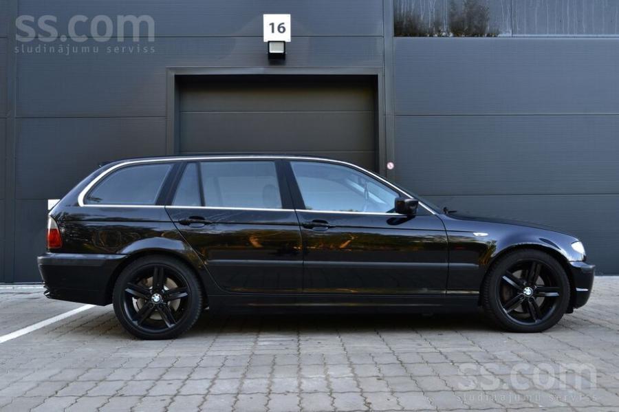 Black BMW 330 2002 in Riga, with an engine capacity of 3.00 L and mileage of 228 thousand km for 3300 €, photo 6 on AUTOMOTO.COM.LV