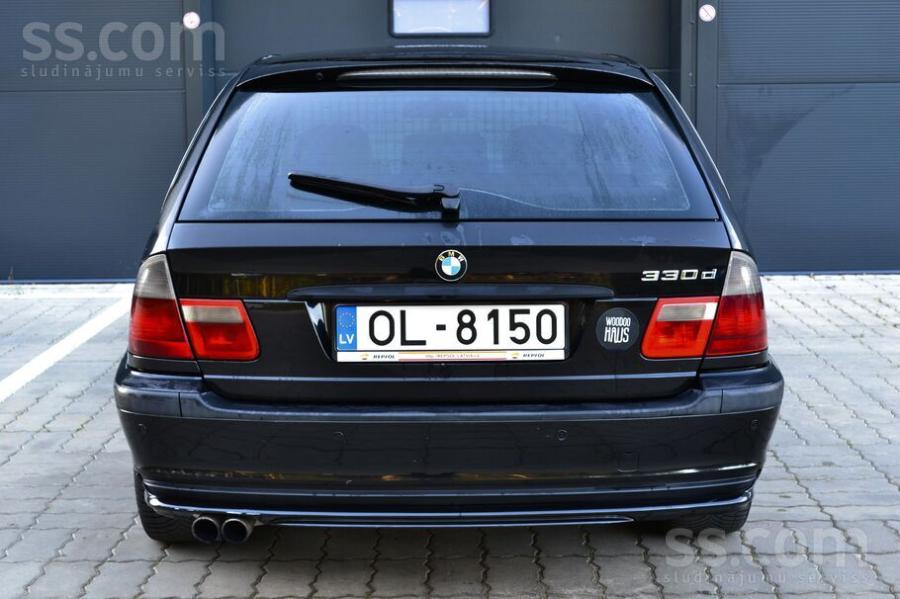 Black BMW 330 2002 in Riga, with an engine capacity of 3.00 L and mileage of 228 thousand km for 3300 €, photo 8 on AUTOMOTO.COM.LV