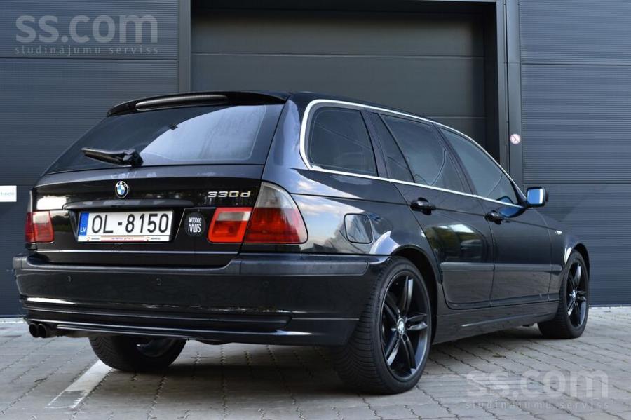 Black BMW 330 2002 in Riga, with an engine capacity of 3.00 L and mileage of 228 thousand km for 3300 €, photo 9 on AUTOMOTO.COM.LV