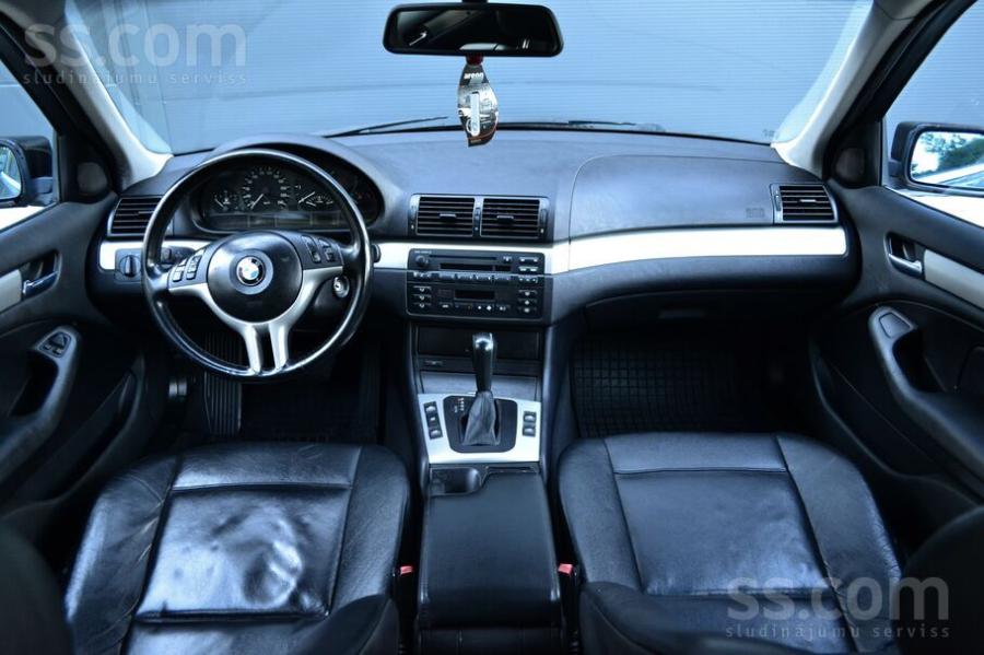 Black BMW 330 2002 in Riga, with an engine capacity of 3.00 L and mileage of 228 thousand km for 3300 €, photo 11 on AUTOMOTO.COM.LV