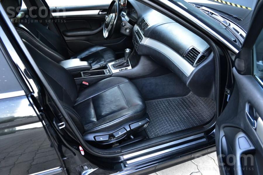 Black BMW 330 2002 in Riga, with an engine capacity of 3.00 L and mileage of 228 thousand km for 3300 €, photo 12 on AUTOMOTO.COM.LV