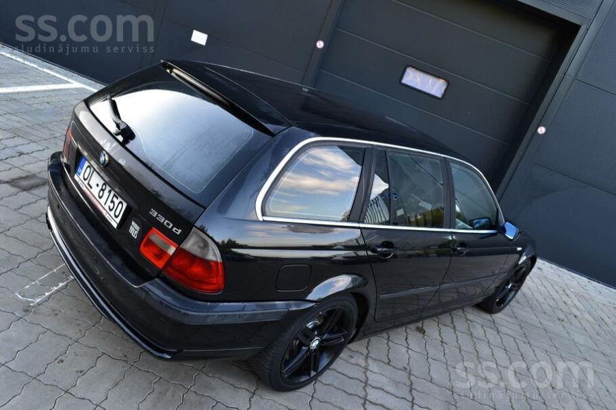 Black BMW 330 2002 in Riga, with an engine capacity of 3.00 L and mileage of 228 thousand km for 3300 €, photo 17 on AUTOMOTO.COM.LV