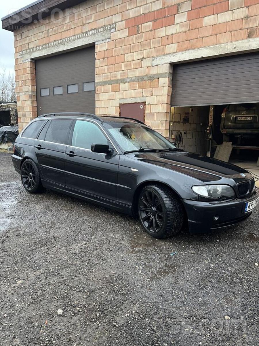 Black BMW 330 2003 in Daugavpils, with an engine capacity of 3.00 L and mileage of 340 thousand km for 2800 €, photo 4 on AUTOMOTO.COM.LV