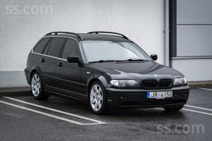 Black BMW 330 2003 in Riga, with an engine capacity of 3.00 L and mileage of 0 thousand km for 2995 €, photo 3 on AUTOMOTO.COM.LV