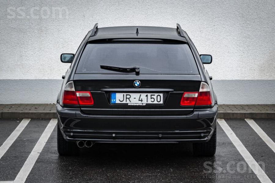 Black BMW 330 2003 in Riga, with an engine capacity of 3.00 L and mileage of 0 thousand km for 2995 €, photo 5 on AUTOMOTO.COM.LV