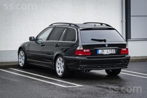 Black BMW 330 2003 in Riga, with an engine capacity of 3.00 L and mileage of 0 thousand km for 2995 €, photo 6 on AUTOMOTO.COM.LV