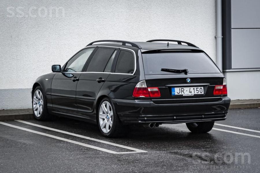 Black BMW 330 2003 in Riga, with an engine capacity of 3.00 L and mileage of 0 thousand km for 2995 €, photo 6 on AUTOMOTO.COM.LV