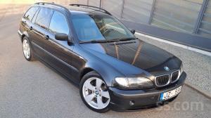 Melns BMW 330 2003 Liepāja, ar dzinēja tilpumu 3.00 L un nobraukumu 271 tūkst. km par 3200 €, foto  vietnē AUTOMOTO.COM.LV