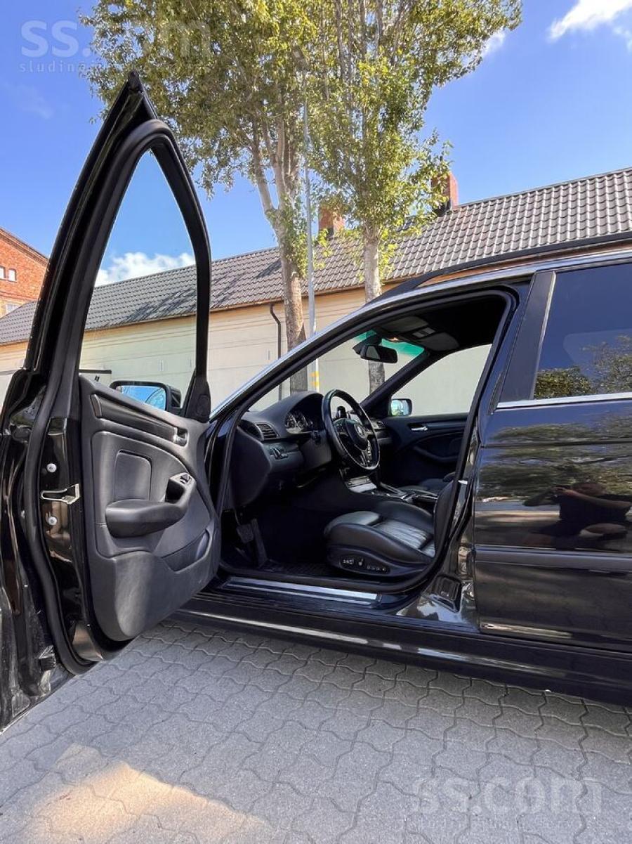 Black BMW 330 2003 in Liepaja, with an engine capacity of 3.00 L and mileage of 363 thousand km for 2900 €, photo 10 on AUTOMOTO.COM.LV