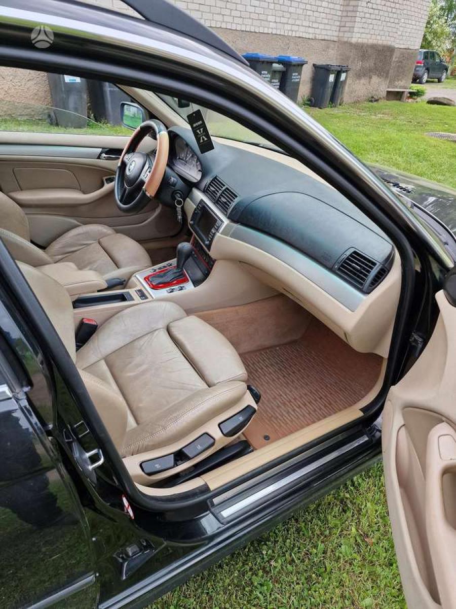Melns BMW 330 2003 Plungė, ar dzinēja tilpumu 2.93 L un nobraukumu 405 tūkst. km par 2000 €, foto 9 vietnē AUTOMOTO.COM.LV