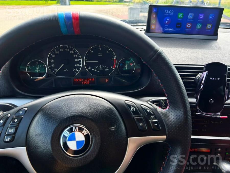Melns BMW 330 2003 Bauska, ar dzinēja tilpumu 3.00 L un nobraukumu 372 tūkst. km par 2750 €, foto 13 vietnē AUTOMOTO.COM.LV