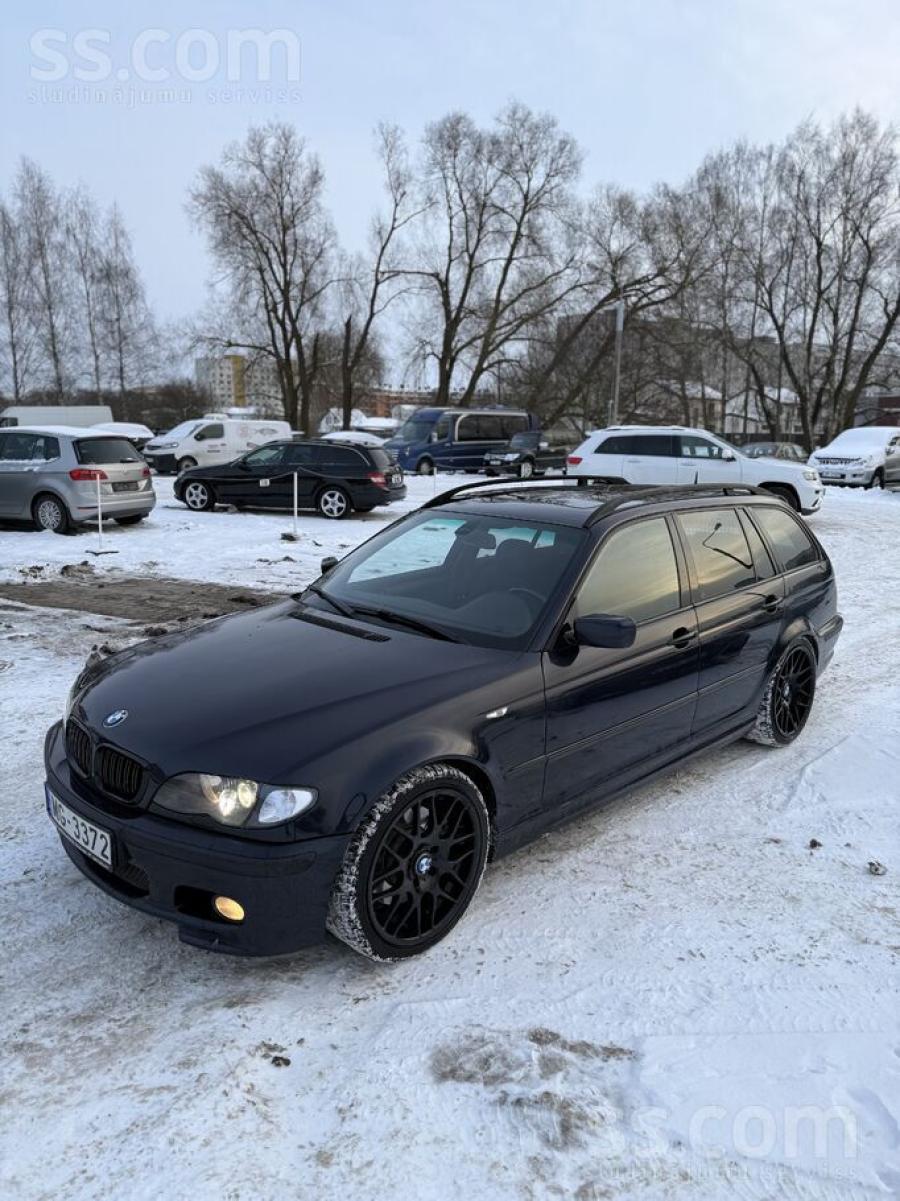 Black BMW 330 2004 in Liepaja, with an engine capacity of 3.00 L and mileage of 0 thousand km for 4400 €, photo 3 on AUTOMOTO.COM.LV