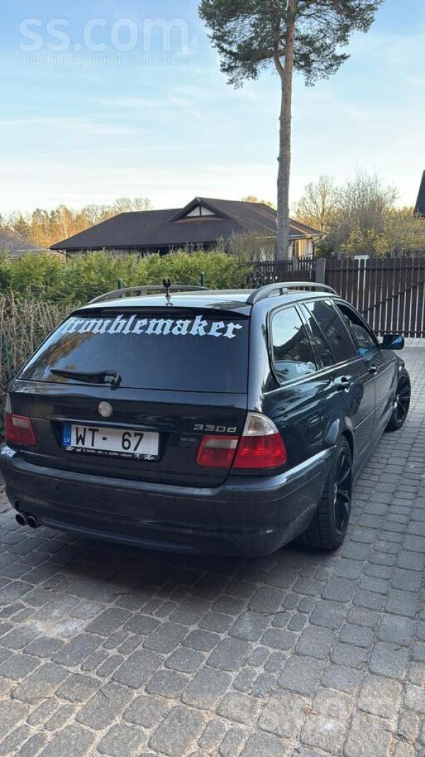 Melns BMW 330 2004 Rīga, ar dzinēja tilpumu 3.00 L un nobraukumu 342 tūkst. km par 3200 €, foto 2 vietnē AUTOMOTO.COM.LV