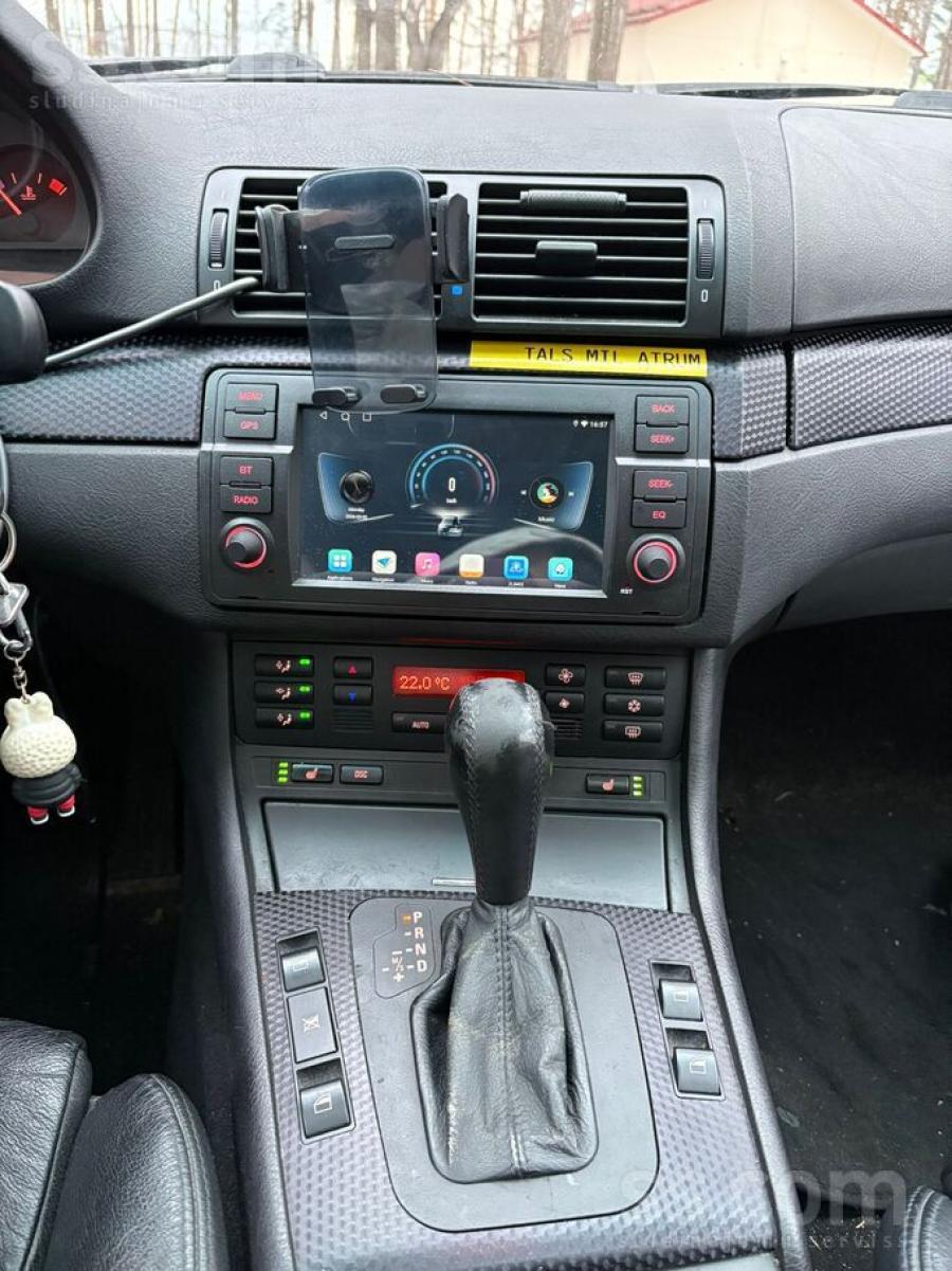 Black BMW 330 2004 in Riga, with an engine capacity of 3.00 L and mileage of 340 thousand km for 3200 €, photo 8 on AUTOMOTO.COM.LV