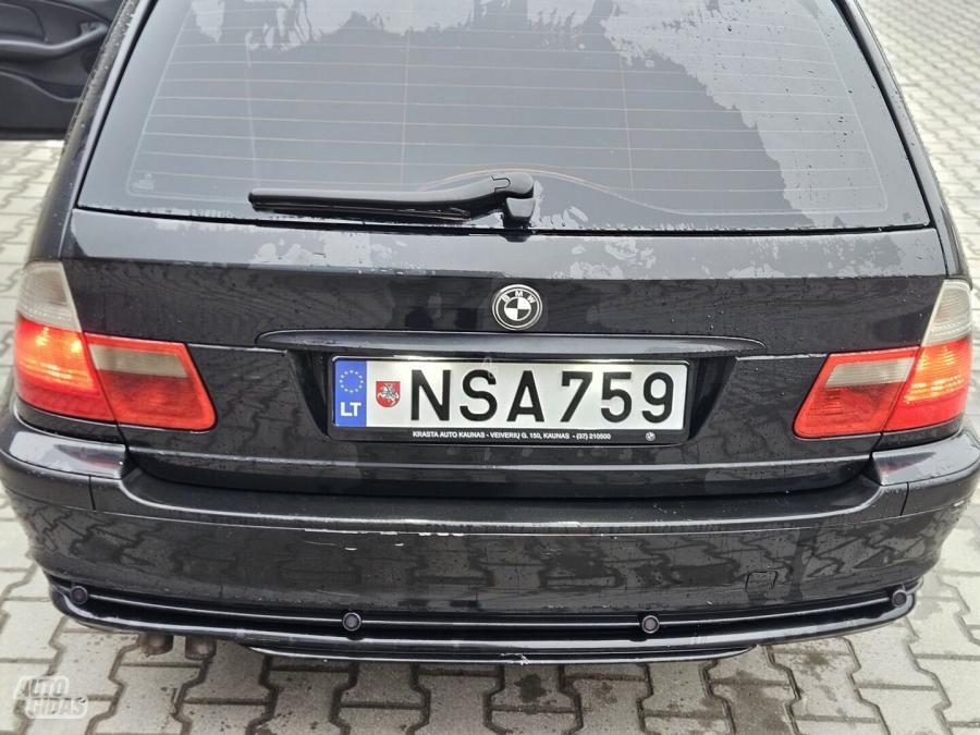 Black BMW 330 2004 in Klaipeda, with an engine capacity of 2.90 L and mileage of 410 thousand km for 2650 €, photo 14 on AUTOMOTO.COM.LV