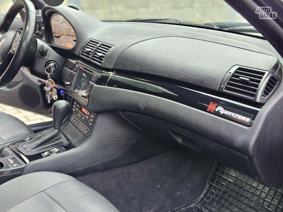 Black BMW 330 2004 in Klaipeda, with an engine capacity of 2.90 L and mileage of 410 thousand km for 2650 €, photo 17 on AUTOMOTO.COM.LV