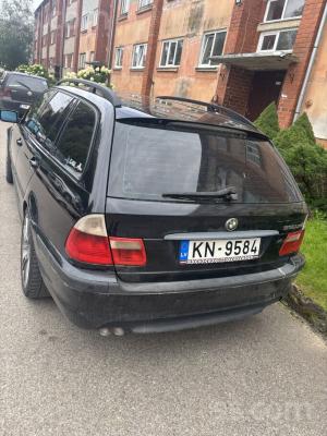 Black BMW 330 2004 in Liepaja, with an engine capacity of 3.00 L and mileage of 380 thousand km for 2500 €, photo 1 on AUTOMOTO.COM.LV