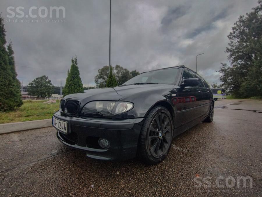 Black BMW 330 2004 in Riga, with an engine capacity of 3.00 L and mileage of 321 thousand km for 3650 €, photo 1 on AUTOMOTO.COM.LV